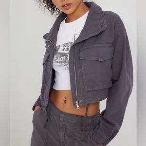 Garage | Jackets & Coats | Garage Cropped Utility Cargo Jacket | Poshmark